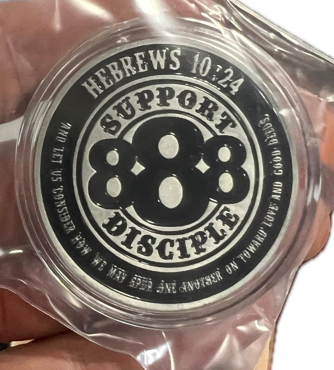 Challenge Coins Support 888 – Disciple Christian Motorcycle Club