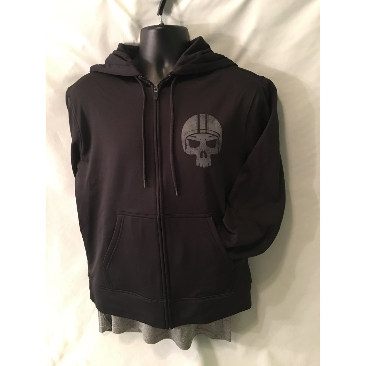 Lazarus Solid Black Zip Hoody – Disciple Christian Motorcycle Club